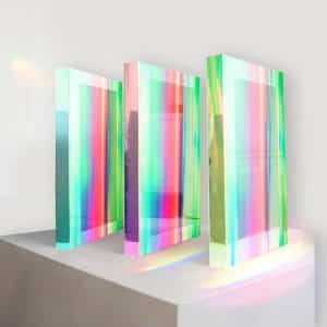 Dichroic Film Panels : Captivating multi-color visual effects!