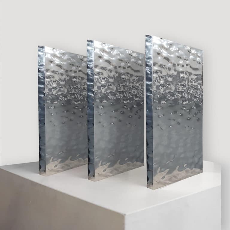 Pre-Folded Water Rippled Mirror Cassette | Like Mirror